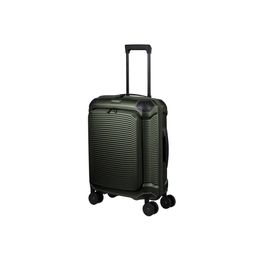Trolley Travelite "MILLENNIUM Reisekoffer Hartschale", Gr. B/H/T: 40cm x 55cm x 23cm 40 l, pine gr&uuml;n, Polycarbonat, Koffer, aus leichtem Polycarbonat mit stabiler Bauweise und Innenaufteilung