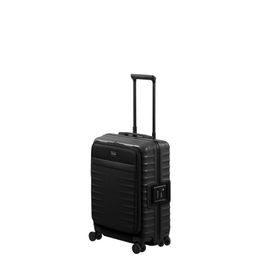 TITAN&reg; Trolley TITAN "OVERSEAS Koffer Hartschale", Gr. B/H/T: 40cm x 55cm x 23cm 42 l, nightshade schwarz, Polycarbonat, Koffer, mit TSA-Rahmenschloss, Mono-Lock und kratzresistenter Oberfl&auml;che