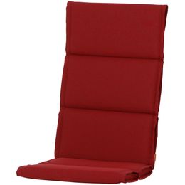 Hochlehnerauflage siena GARDEN "Stella", rot, B:48cm H:6cm T:120cm, Olefin (Polypropylen), Polsterauflagen, B/T: 48x120 cm