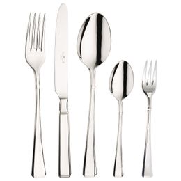 Pinti Inox Besteck-Set PINTINOX "Leonardo", silberfarben, 30, Chromnickelstahl 18/10, Essbesteck-Sets