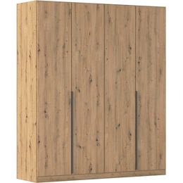 Dreht&uuml;renschrank OTTO HOME "Kleiderschrank Schrank Garderobe AGORDO Schlafzimmer", braun (eiche artisan), B:181cm H:229cm T:54cm, Holzwerkstoff, Schr&auml;nke, Dreht&uuml;renschrank, durchdachte Innenausstattung, in 8 Breiten und 2 H&ouml;hen MADE IN GERMANY, Topseller