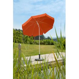 Sonnenschirm Schneider Schirme "Ibiza", orange (terracotta), Obermaterial: 100% Polyester, Standschirme, abknickbar, ohne Schirmst&auml;nder