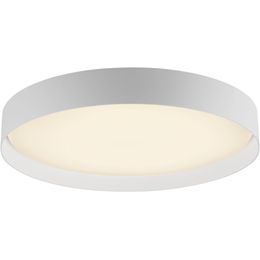 Sch&ouml;ner Wohnen Kollektion LED Deckenleuchte "TAVOLI", wei&szlig;, 1, &Oslash; 49cm H: 7,3cm, 1 Stk., SCH&Ouml;NER WOHNEN-KOLLEKTION, Leuchten, SCH&Ouml;NER WOHNEN Kollektion, CCT 2700-6500K, IR-Fernbedienung, Dimmbar, LED Deckenleuchte