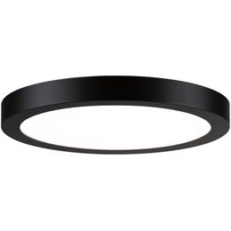Paulmann LED Panel "Abia", schwarz, 1, &Oslash; 30cm H: 3cm, 1 Stk., Leuchten