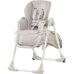 Hochstuhl Kinderkraft "YUMMY", Baby, Gr. B/H/T: 55,5cm x 105cm x 84,5cm, grau, St&uuml;hle Hochstuhl