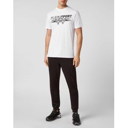 T-Shirt Plein Sport "Tiger", Jungen, Gr. XL, schwarz-wei&szlig; (0102, wei&szlig;, schwarz), Obermaterial: 100% Baumwolle, Shirts T-Shirt