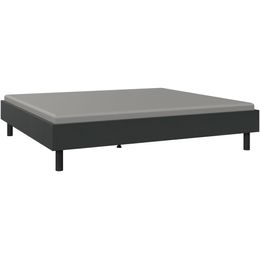 Bett wimex "Easy, gro&szlig;e Auswahl an Gr&ouml;&szlig;en und Farben, auch in Komforth&ouml;he", grau (graphit, schwarz), H:38cm L:210cm, Betten, Bett, ohne Kopfteil, ideal unter Dachschr&auml;gen oder Fenster
