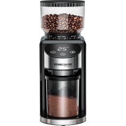 Rommelsbacher Kaffeem&uuml;hle "EKM 400", schwarz (schwarz, edelstahl), B:19cm H:31cm T:12,2cm, Kaffeem&uuml;hlen, mit Kegelmahlwerk, Antistatik-Funktion, 35 Mahlgrade