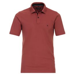 Poloshirt Casamoda "Casamoda Polo-Shirt uni", Herren, Gr. L, rot (mittelrot), 95% Baumwolle, 5% Elasthan, Shirts