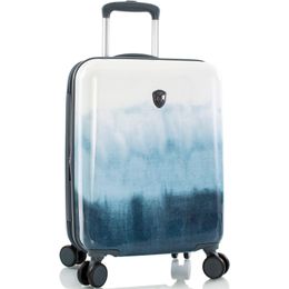 Hartschalen-Trolley Heys "Tie-Dye blau, 53 cm", Gr. B/H/T: 38cm x 53cm x 23cm 45 l, blau, Polycarbonat-Verbundwerkstoff, Koffer, Heys Handgep&auml;ck-Koffer Reisegep&auml;ck