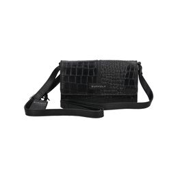 Umh&auml;ngetasche Burkely "Burkely Taschen Leder", Damen, Gr. onesize, schwarz, Leder, Taschen Umh&auml;ngetasche