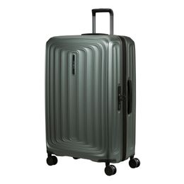Hartschalen-Trolley Samsonite "2WANDER", Gr. B/H/T: 53cm x 81cm x 31cm 125 l, matt sage khaki, Polycarbonat, Koffer, aus robustem Polycarbonat, mit Adressetikett und Dehnfalte