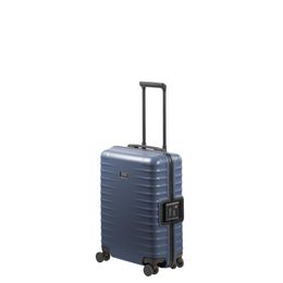 TITAN&reg; Trolley TITAN "OVERSEAS Koffer Hartschale", Gr. B/H/T: 40cm x 55cm x 20cm 38 l, midnight blau, Polycarbonat, Koffer, mit TSA-Rahmenschloss, Mono-Lock und kratzresistenter Oberfl&auml;che