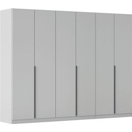 Dreht&uuml;renschrank OTTO HOME "Kleiderschrank Schrank Garderobe AGORDO Schlafzimmer", grau (seidengrau), B:271cm H:210cm T:54cm, Holzwerkstoff, Schr&auml;nke, Dreht&uuml;renschrank, durchdachte Innenausstattung, in 8 Breiten und 2 H&ouml;hen MADE IN GERMANY, Topseller
