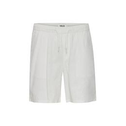 !Solid Shorts SOLID "Shorts SDAurelius", Herren, Gr. 3XL, N-Gr, wei&szlig; (sanftes wei&szlig;), Obermaterial: 58% Leinen LI. 42% Viskose CV., Hosen Shorts