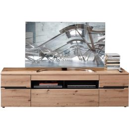 TV-Schrank Innostyle "MEMPHIS", braun (artisan eiche, absetzung: graphit), B:192cm T:47cm, Dekorfolie, Holzwerkstoff, MDF, Schr&auml;nke, Bicolour Eiche Artisan Absetzung graphit