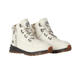 Winterstiefel The North Face "W THERMOBALL LACE UP LUXE WP", Damen, Gr. 36, gardenia wei&szlig;, tnf schwarz, Textil, Schuhe Winterstiefel, Winterschuhe, Winterboots, Snowboots, wasserdicht