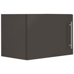 Wiho-K&uuml;chen Kurzh&auml;ngeschrank WIHO K&Uuml;CHEN "Cali", schwarz (front: anthrazit glanz, korpus: anthrazit matt), B:60cm H:35cm T:35cm, Schr&auml;nke, 60 cm breit