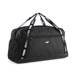 Sporttasche Puma "PHASE TAPE SMALL SPORTS BAG", Puma schwarz, Netz, Obermaterial: 100% Polyester, unifarben, Taschen Sporttasche, f&uuml;r Erwachsene