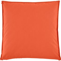 HOCK Stuhlkissen H.O.C.K. "Classic Uni Outdoor", orange (orange, unifarben), B:50cm H:5cm L:50cm, Polyacryl (dralon), Dekokissen_Sitzkissen_Kissenh&uuml;llen, Stuhlkissen, 50/50/5 cm