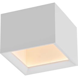 NEUHAUS PURE LED Deckenleuchte "PURE Manhattan", snow, 1, H: 11cm, 1 Stk., Leuchten, Stufenloses dimmen per Funk-Fernbedienung, CCT, Multicolor, LED Deckenleuchte