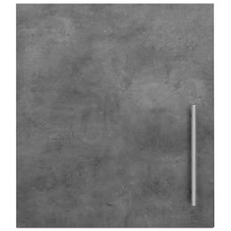 Wiho-K&uuml;chen H&auml;ngeschrank WIHO K&Uuml;CHEN "Cali", grau (front und korpus: betonfarben), B:50cm H:56,5cm T:35cm, Schr&auml;nke, H&auml;ngeschrank, 50 cm breit