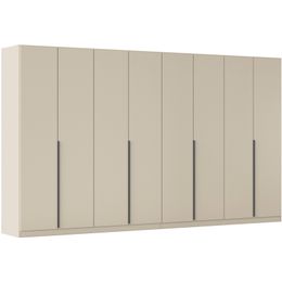 Dreht&uuml;renschrank OTTO HOME "Kleiderschrank Schrank Garderobe AGORDO Schlafzimmer", beige (champagner), B:360cm H:229cm T:54cm, Holzwerkstoff, Schr&auml;nke, Dreht&uuml;renschrank, durchdachte Innenausstattung, in 8 Breiten und 2 H&ouml;hen MADE IN GERMANY, Topseller