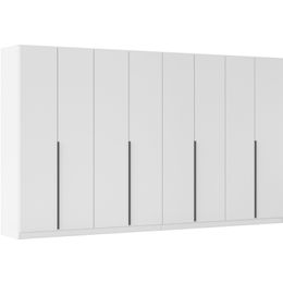 Dreht&uuml;renschrank OTTO HOME "Kleiderschrank Schrank Garderobe AGORDO Schlafzimmer", alpinwei&szlig;, B:360cm H:210cm T:54cm, Holzwerkstoff, Schr&auml;nke, Dreht&uuml;renschrank, durchdachte Innenausstattung, in 8 Breiten und 2 H&ouml;hen MADE IN GERMANY, Topseller