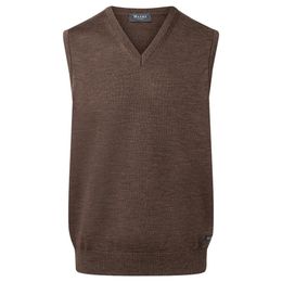 Pullunder Maerz Muenchen "Maerz Muenchen 460000 Strickpullunder Herren Bekleidung", Herren, Gr. 46, braun, 100% Wolle, V-Ausschnitt, Pullover Pullunder