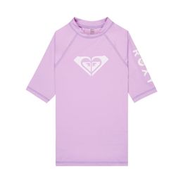 Rash Guard Roxy "Whole Hearted", Kinder, Gr. 12(148-156cm), crocus petal, Obermaterial: 84% Microfaser, 16% Elasthan;, Shirts