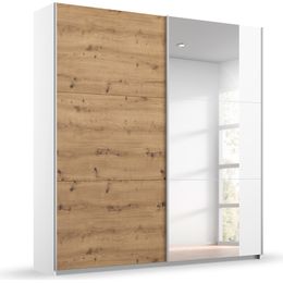 Schwebet&uuml;renschrank Rauch "Kleiderschrank Schrank Garderobe AURELIO", wei&szlig; (alpinwei&szlig;, eiche artisan), B:175cm H:210cm T:59cm, Holzwerkstoff, Schr&auml;nke, Schwebet&uuml;renschrank, zeitloses Design, viele Farben, Breiten 175/218/261 cm MADE IN GERMANY