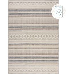 Teppich FLAIR RUGS "Everett waschbar", bunt, B:116cm H:4mm L:170cm, Kunstfaser, Teppiche, Teppich, Teppich Wohnzimmer, Schlafzimmer, Hoch-Tief Effekt