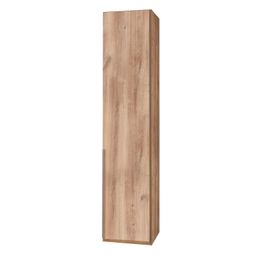 Kleiderschrank wimex "New York", braun (plankeneichefarben), B:46cm H:236cm T:38cm, Schr&auml;nke, Kleiderschrank, 208 oder 236cm hoch