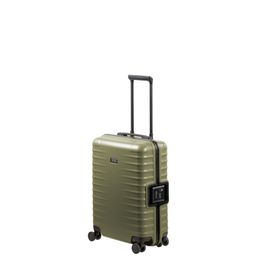 TITAN&reg; Trolley TITAN "OVERSEAS Koffer Hartschale", Gr. B/H/T: 40cm x 55cm x 20cm 38 l, forest gr&uuml;n, Polycarbonat, Koffer, mit TSA-Rahmenschloss, Mono-Lock und kratzresistenter Oberfl&auml;che