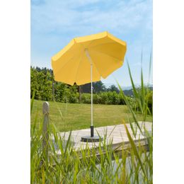 Sonnenschirm Schneider Schirme "Ibiza", gelb, Obermaterial: 100% Polyester, Standschirme, abknickbar, ohne Schirmst&auml;nder