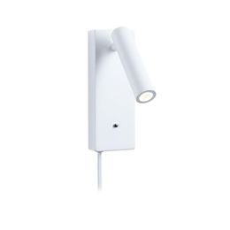 Paulmann LED Wandleuchte "Hulda 2,5W USBC 230V 3000K Metall", wei&szlig;, 1, H: 18cm, Leuchten, 3-step-dimmbar, Wandstrahler
