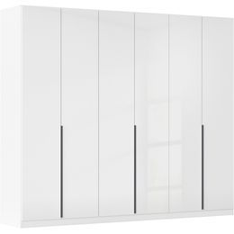 Dreht&uuml;renschrank OTTO HOME "Kleiderschrank Schrank Garderobe AGORDO Schlafzimmer", wei&szlig; (alpinwei&szlig;, hochglanz wei&szlig;), B:271cm H:229cm T:54cm, Holzwerkstoff, Schr&auml;nke, Dreht&uuml;renschrank, durchdachte Innenausstattung, in 8 Breiten und 2 H&ouml;hen MADE IN GERMANY, Topseller