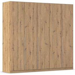 Dreht&uuml;renschrank OTTO HOME "Kleiderschrank Schrank Garderobe AGORDO Schlafzimmer", braun (eiche artisan), B:226cm H:210cm T:54cm, Holzwerkstoff, Schr&auml;nke, Dreht&uuml;renschrank, durchdachte Innenausstattung, in 8 Breiten und 2 H&ouml;hen MADE IN GERMANY, Topseller