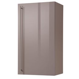 Wiho-K&uuml;chen H&auml;ngeschrank WIHO K&Uuml;CHEN "Chicago", braun (front: tr&uuml;ffel glanz, korpus: tr&uuml;ffel), B:60cm H:90cm T:35cm, Schr&auml;nke, H&auml;ngeschrank, 60 cm breit, 90 cm hoch, f&uuml;r viel Stauraum