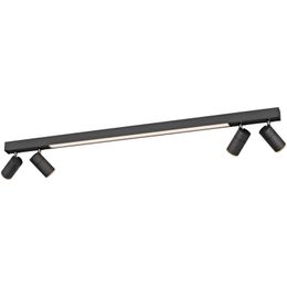 NEUHAUS PURE LED Deckenleuchte "PURE Lines Spot", schwarz (graphite), 1, H: 11,5cm, 1 Stk., Leuchten, Spots dreh- & schwenkbar, CCT, dimmbar per Fernbedienung, LED Deckenleuchte