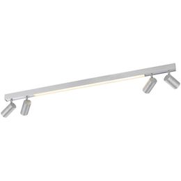 NEUHAUS PURE LED Deckenleuchte "PURE Lines Spot", silber (diamond), 1, H: 11,5cm, 1 Stk., Leuchten, Spots dreh- & schwenkbar, CCT, dimmbar per Fernbedienung, LED Deckenleuchte