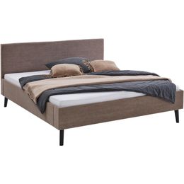 Meise M&ouml;bel Polsterbett MEISE.M&Ouml;BEL "Avola", grau (taupe, taupe), L:210cm, Betten, Polsterbett, erh&auml;ltlich in den Breiten 140 & 180cm, Bezugsstoff Cord