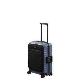 TITAN&reg; Trolley TITAN "OVERSEAS Koffer Hartschale", Gr. B/H/T: 40cm x 55cm x 23cm 42 l, midnight blau, Polycarbonat, Koffer, mit TSA-Rahmenschloss, Mono-Lock und kratzresistenter Oberfl&auml;che
