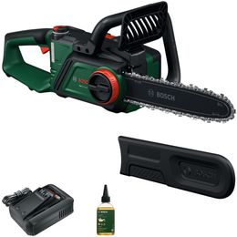 Bosch Home and Garden Akku-Kettens&auml;ge BOSCH HOME & GARDEN "PKE18V-30-28 KIT", gr&uuml;n, Kettens&auml;gen, f&uuml;r schnelles und einfaches Schneiden von gro&szlig;en &Auml;sten und St&auml;mmen