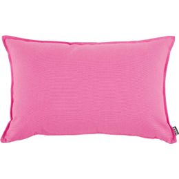 HOCK Dekokissen H.O.C.K. "Caribe Outdoor", pink (pink, unifarben), B:60cm L:40cm, Polyacryl (dralon), Dekokissen_Sitzkissen_Kissenh&uuml;llen, wasserabweisend, Kissenh&uuml;lle mit F&uuml;llung, 1 St&uuml;ck