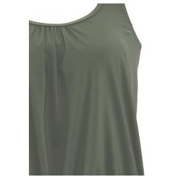 Tankini-Top Lascana "Italy", Damen, Gr. 48, N-Gr, gr&uuml;n (oliv), Microfaser, Microfaser, Polyamid, unifarben, Bikini-Oberteile, in Oversize-Form