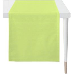 Tischdecke Apelt "3800", gr&uuml;n, B:140cm L:48cm, Baumwolle, Polyester, Tischdecken, Tischdecke, Outdoorstoff
