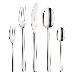 Pinti Inox Besteck-Set PINTINOX "Privileg", silberfarben, 30, Chromnickelstahl 18/10, Essbesteck-Sets