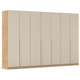 Dreht&uuml;renschrank OTTO HOME "Kleiderschrank Schrank Garderobe AGORDO Schlafzimmer", braun (eiche artisan, champagner), B:315cm H:210cm T:54cm, Holzwerkstoff, Schr&auml;nke, Dreht&uuml;renschrank, durchdachte Innenausstattung, in 8 Breiten und 2 H&ouml;hen MADE IN GERMANY, Topseller