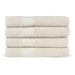 Handt&uuml;cher Emotion "Uni", beige, B:50cm L:100cm, Frottee, Obermaterial: 100% Baumwolle, Handt&uuml;cher, Baumwolle, Walkfrottee, Bord&uuml;re, 500 GSM, Einfarbig, ohne Aufh&auml;ngung